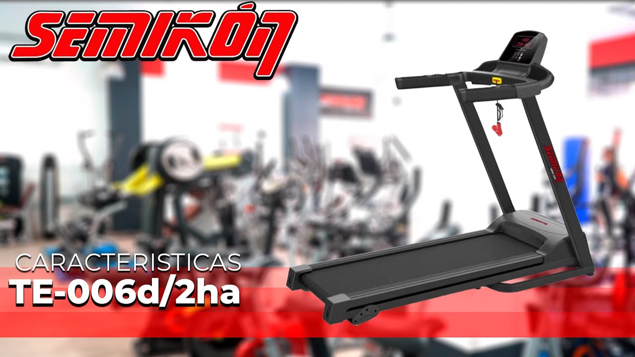Caracteristicas Cinta Motorizada Residencial TE-006d/2ha - Semikon - YouTube