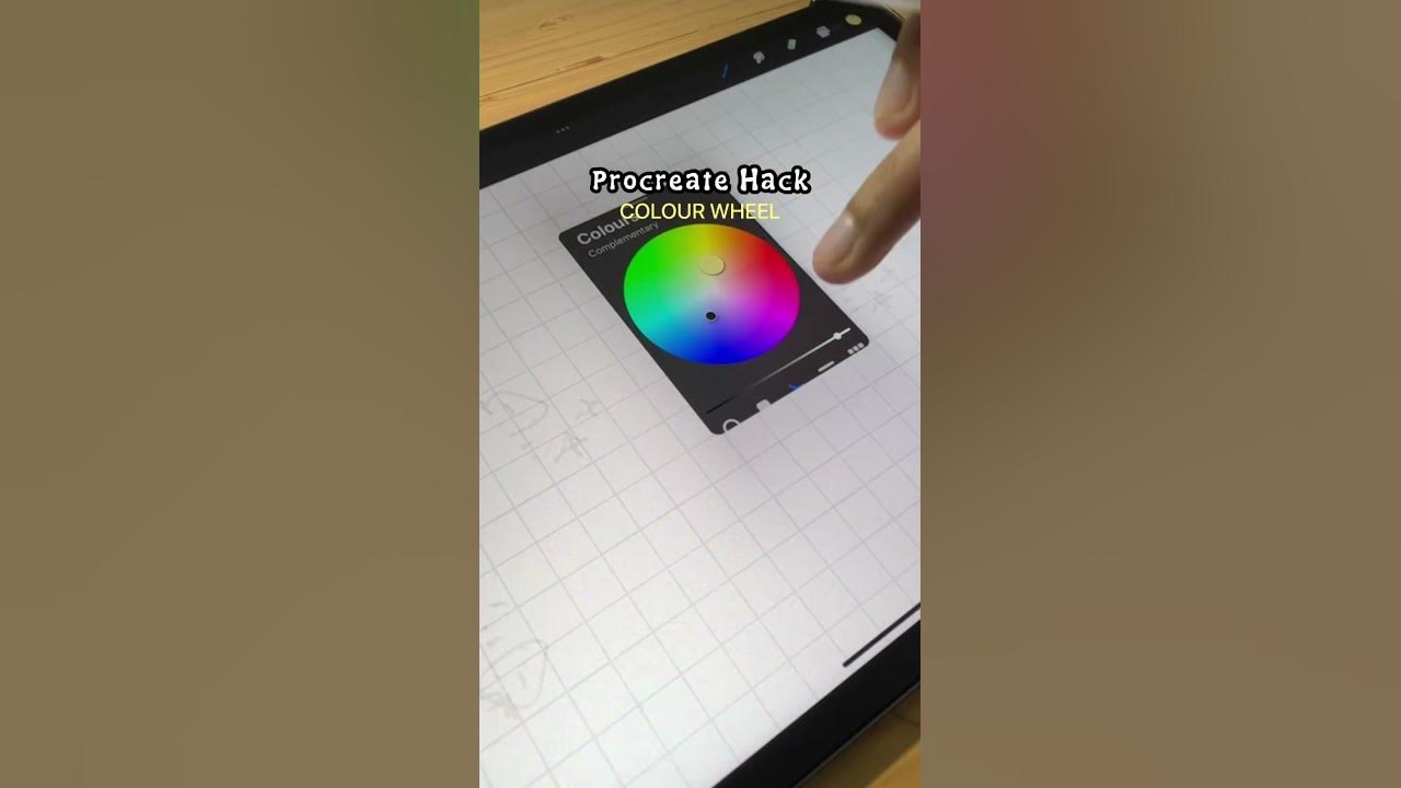 Procreate Colour Palette Hack Procreate Hacks Colour Wheel In Procreate Procreate Youtube