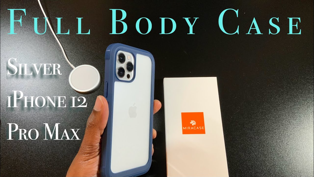 Miracase Rugged case with Built-in Screen Protector, SILVER iPhone 12 Pro Max - YouTube