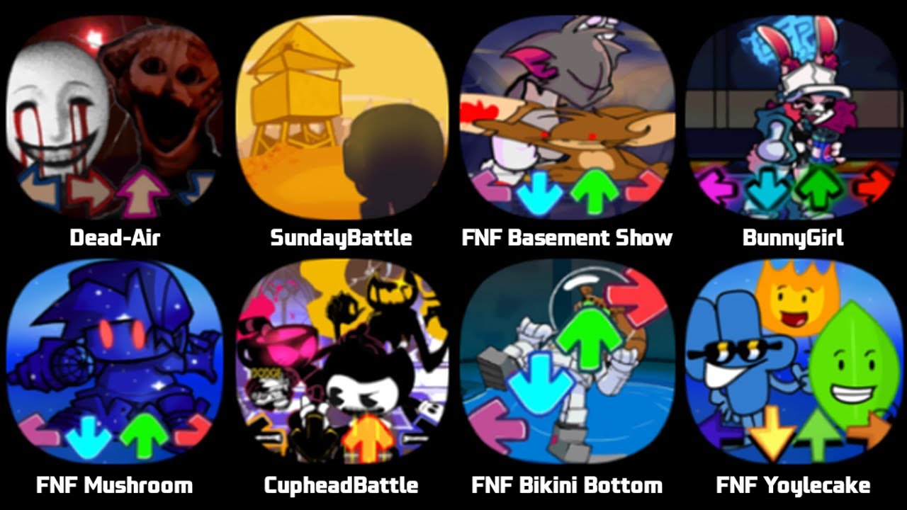 FNF Step Right Up, Adventure Isle, Face Me, Deep Dream, FNF Fight or ...