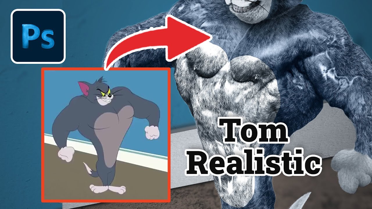 Making Tom Realistic in Photoshop | Speed Art - YouTube