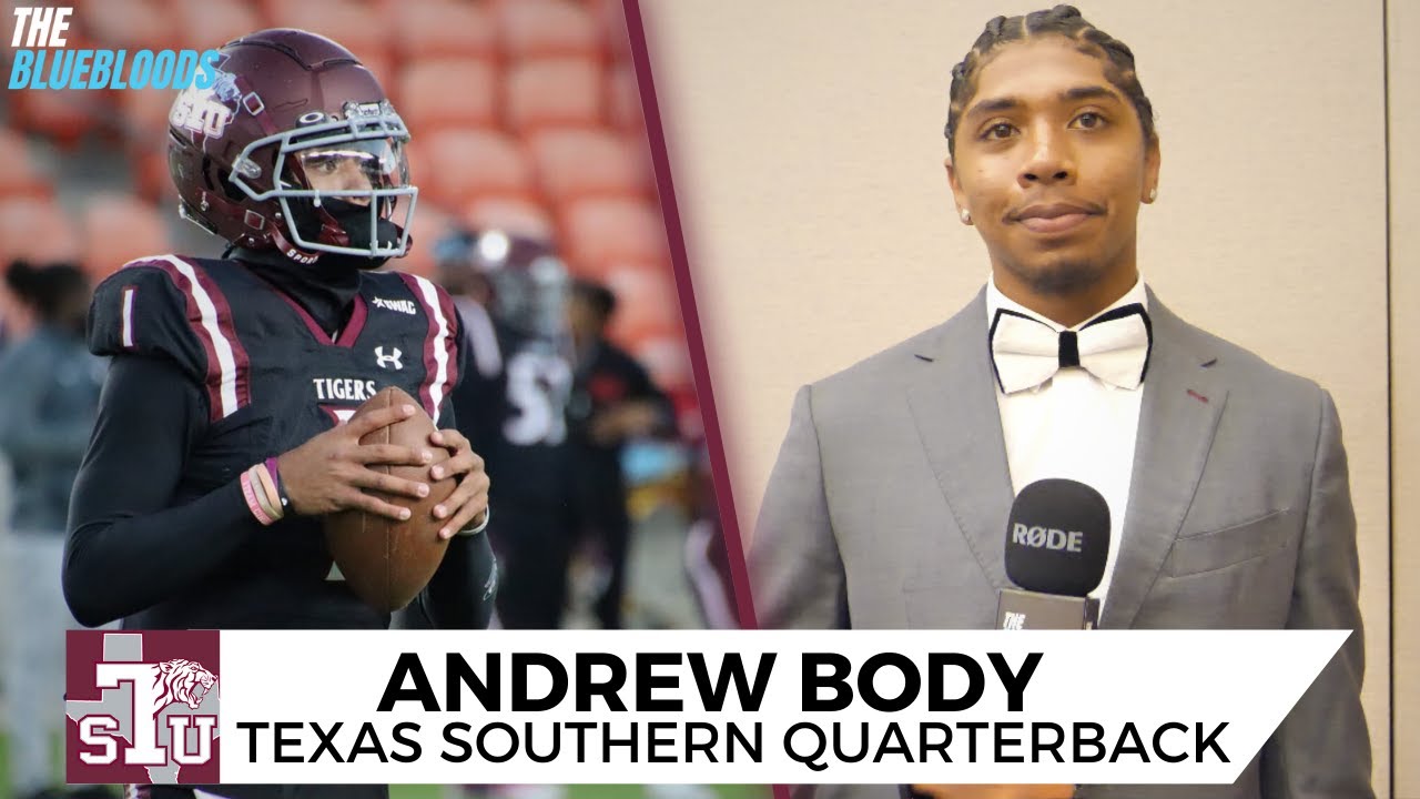 2023 SWAC Media Day: Andrew Body (Texas Southern QB) | The Bluebloods ...