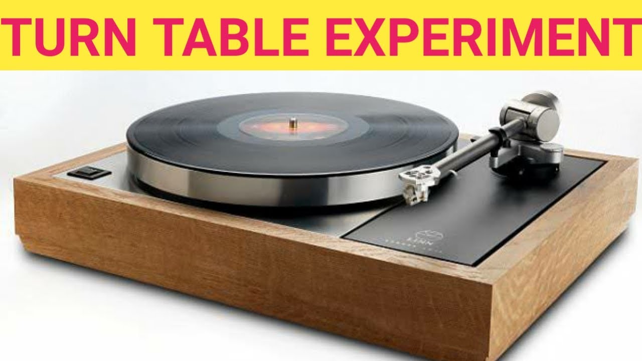 TURN TABLE EXPERIMENT | ENGLISH | KINEMATICS & DYNAMICS LAB|TIME PERIOD ...