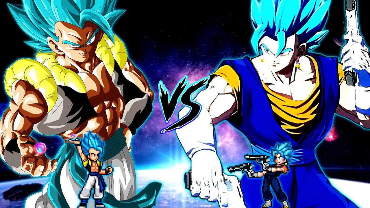 Gogeta DBS V3 (all form) (New) VS Deleto Blue V2 in Jump Force Mugen ...
