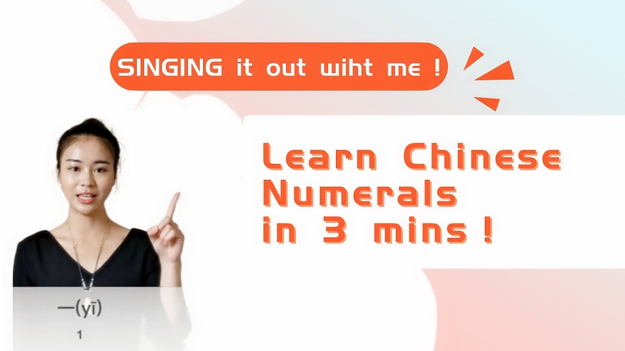 The Numerals 数字——Singing Chinese with Phoebe - YouTube