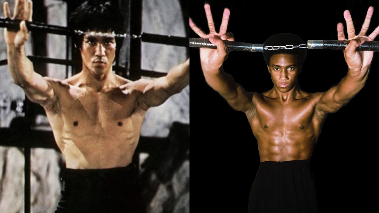 Recreating Bruce Lee Nunchaku/Weapons Scenes - YouTube