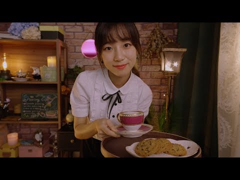 ASMR Relaxing Piercing Cafe🍪