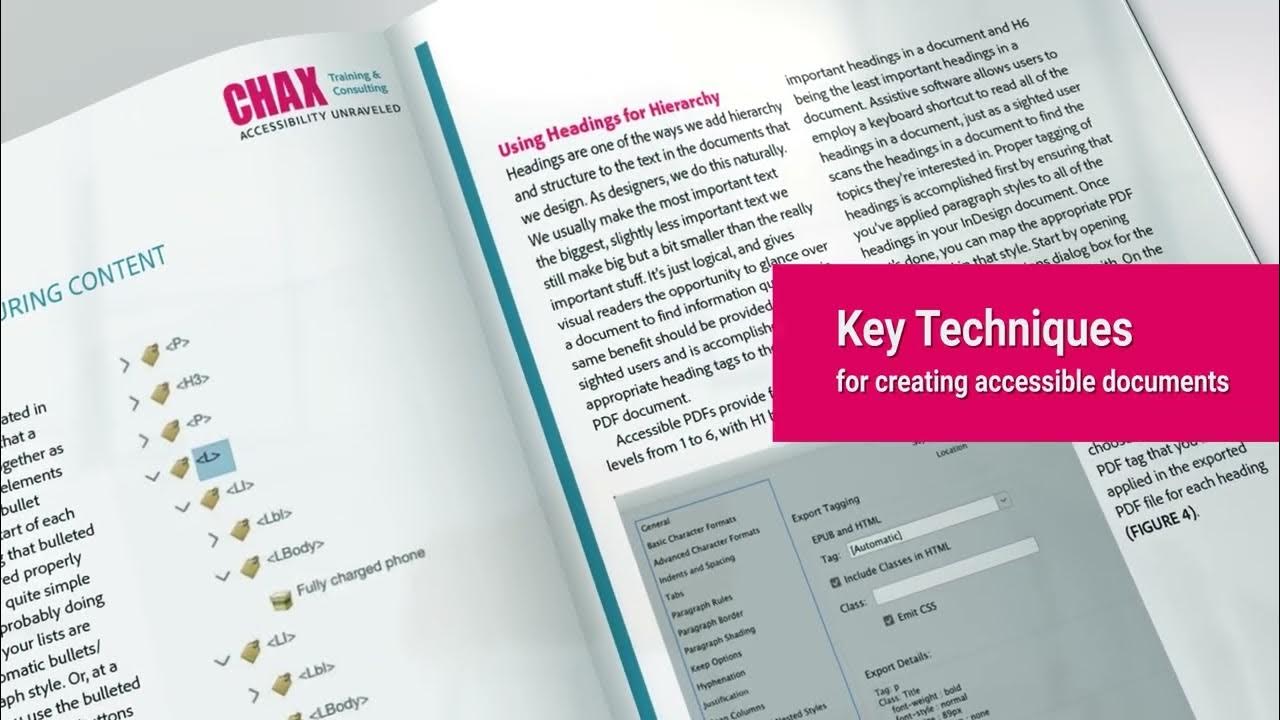 Accessibility Basics for Adobe InDesign - YouTube