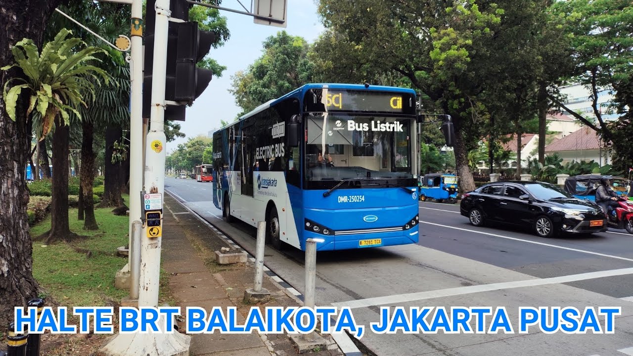 🔵Halte BRT Balaikota, Jakarta Pusat (Part 2) - TransJakarta Bus ...