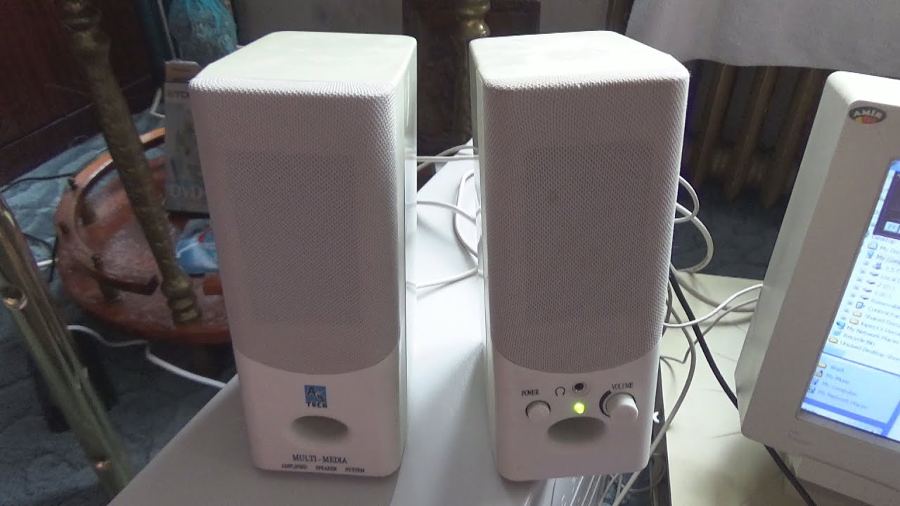 A4 Tech Multi-Media Amplified Speaker System White Review - YouTube