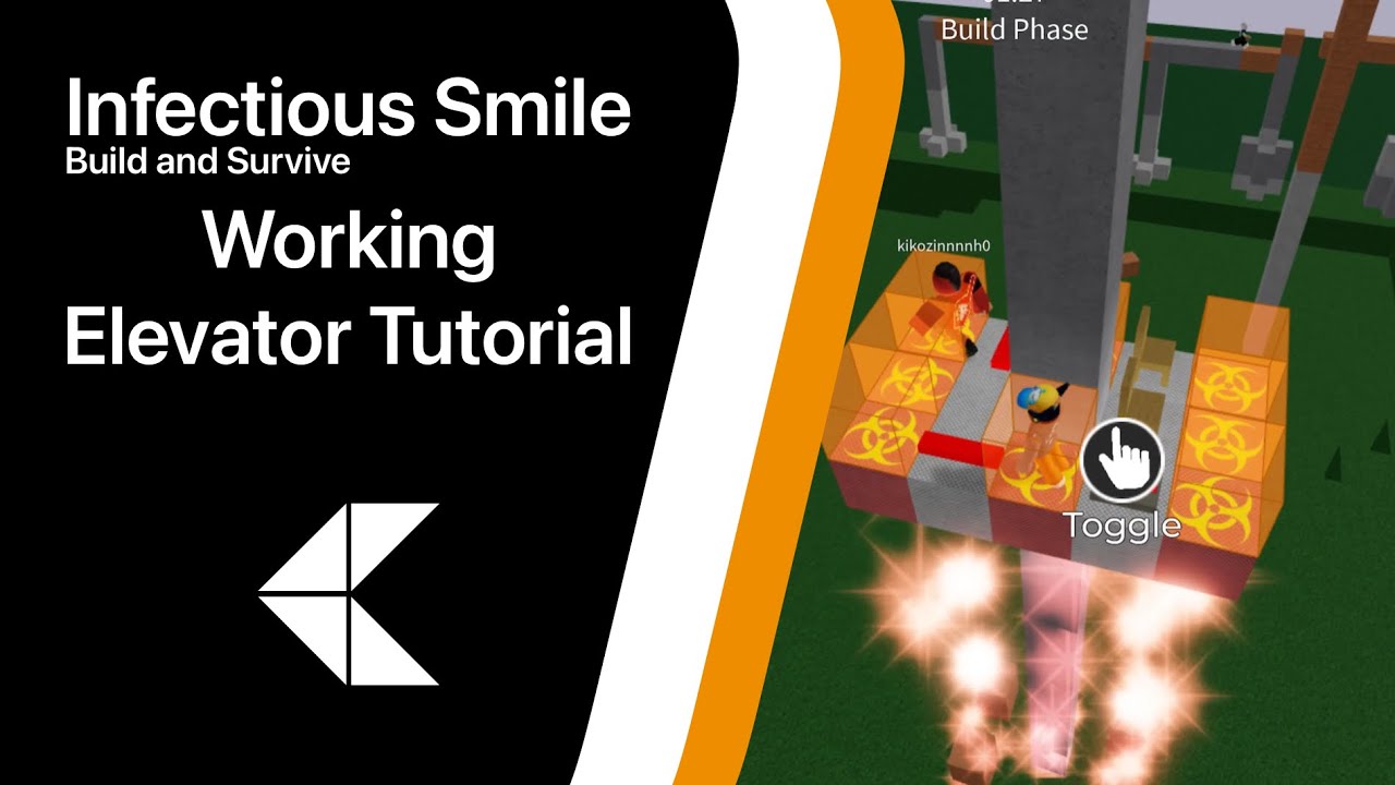Infectious Smile Build and Survive WORKING Elevator Tutorial - YouTube