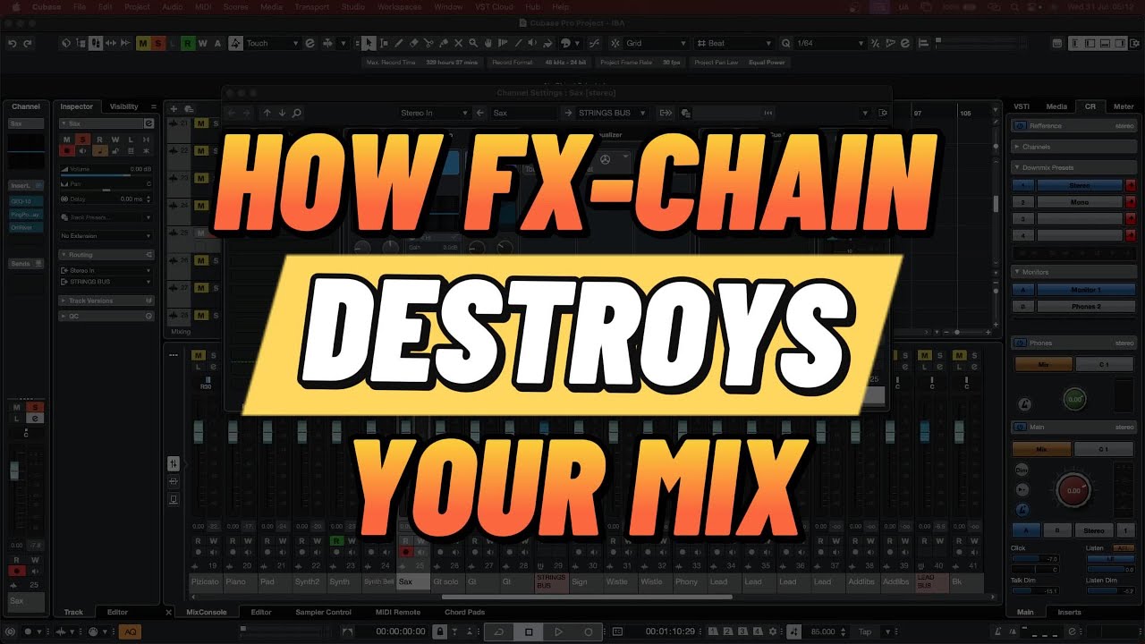 HOW FX-CHAIN DESTROYS YOUR MIX - YouTube