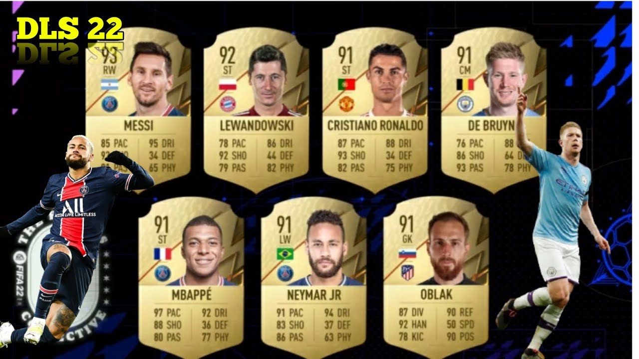 DLS 22 Player Ratings And Gameplay - YouTube