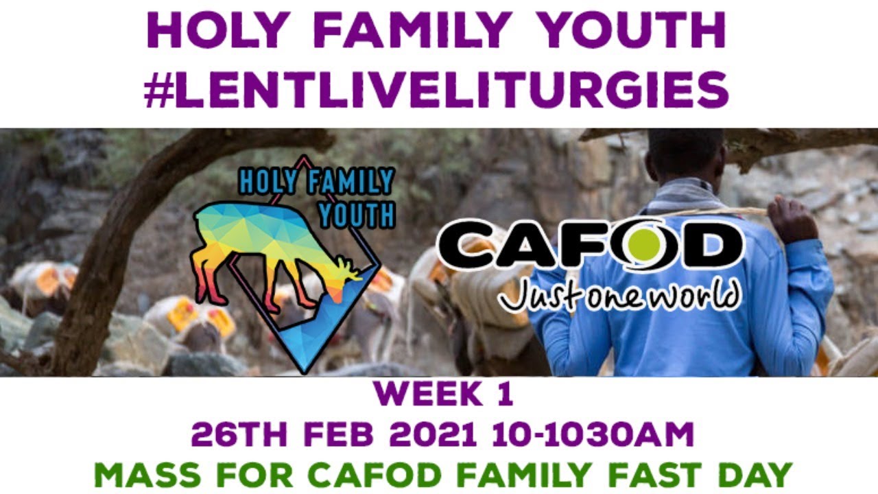 #LentLiveLiturgies Week 1 Mass for CAFOD Family Fast Day - YouTube