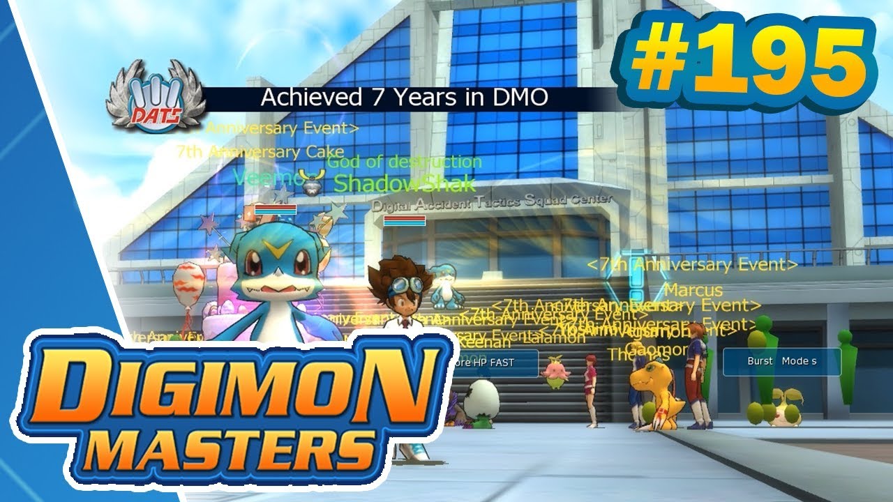 Digimon Masters Online - Ep 195 - Getting the 7 Years in DMO Title ...
