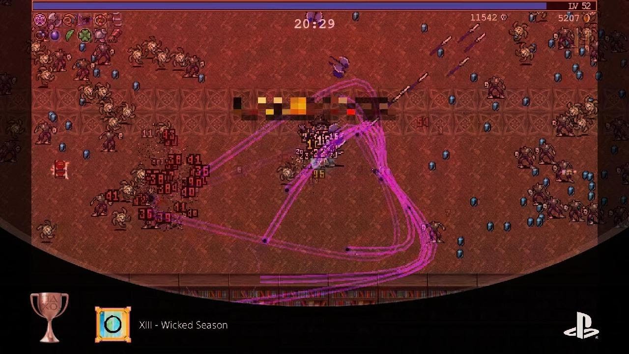 Vampire Survivors xiii wicked season trophy - YouTube