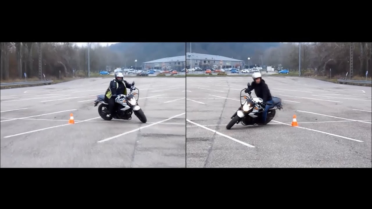 Maniabilité Moto : Notre 1er essai au GP8 (Figure de Moto Gymkhana ...