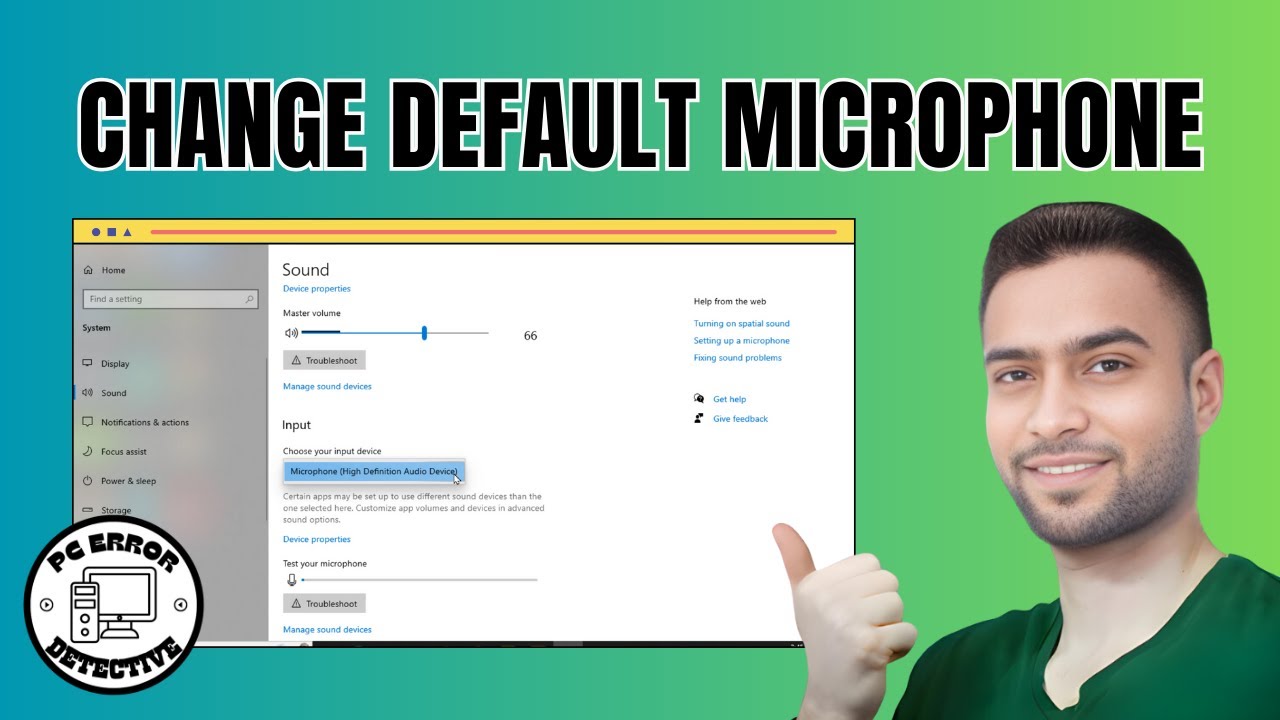 How to Change Your Default Microphone on Windows 10 - YouTube