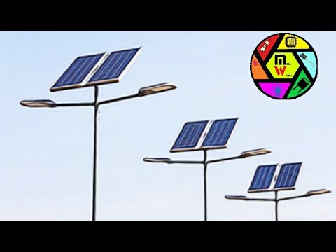 homemade solar street light | automatic light - YouTube