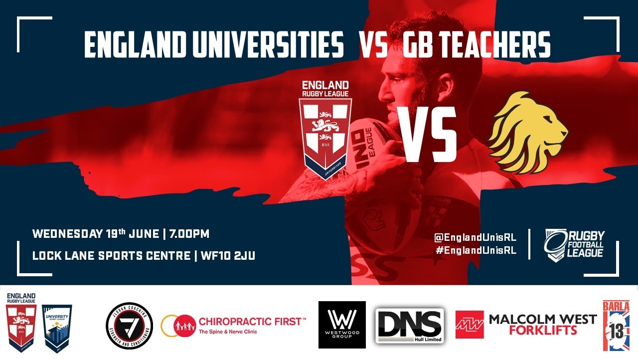England Universities v GB Teachers - YouTube