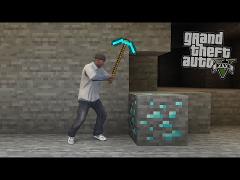 Franklin beats Minecraft!