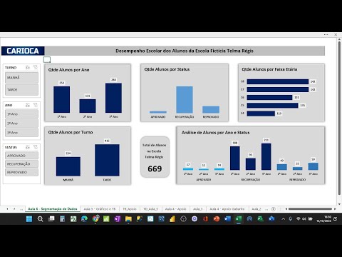 Aula 6 - Criando Dashboard Escolar - YouTube