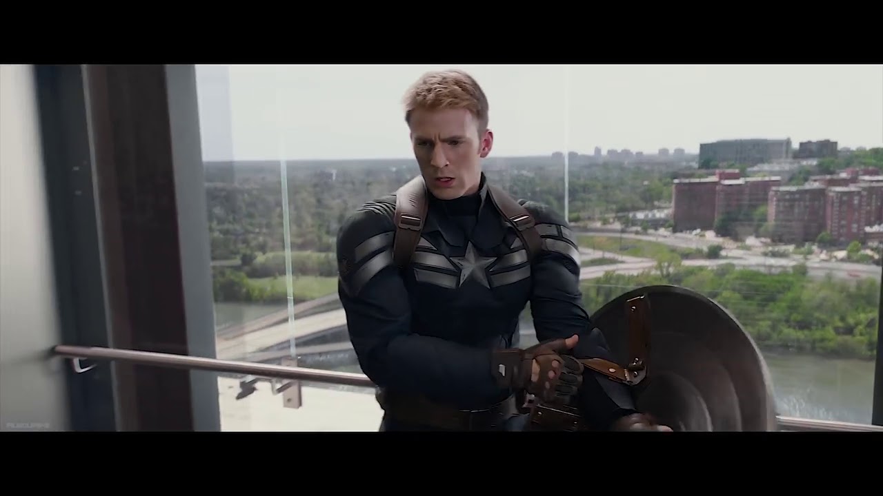 Captain America falling from the elevator - YouTube