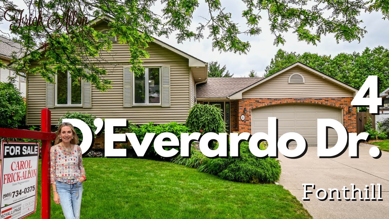4 D'Everado Dr in Fabulous Fonthill - YouTube