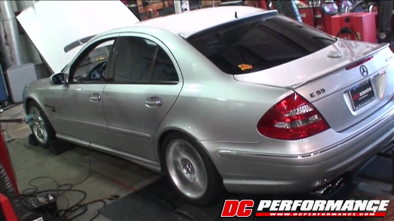 DC Performance Dyno E55 AMG Eurocharged Tune - YouTube