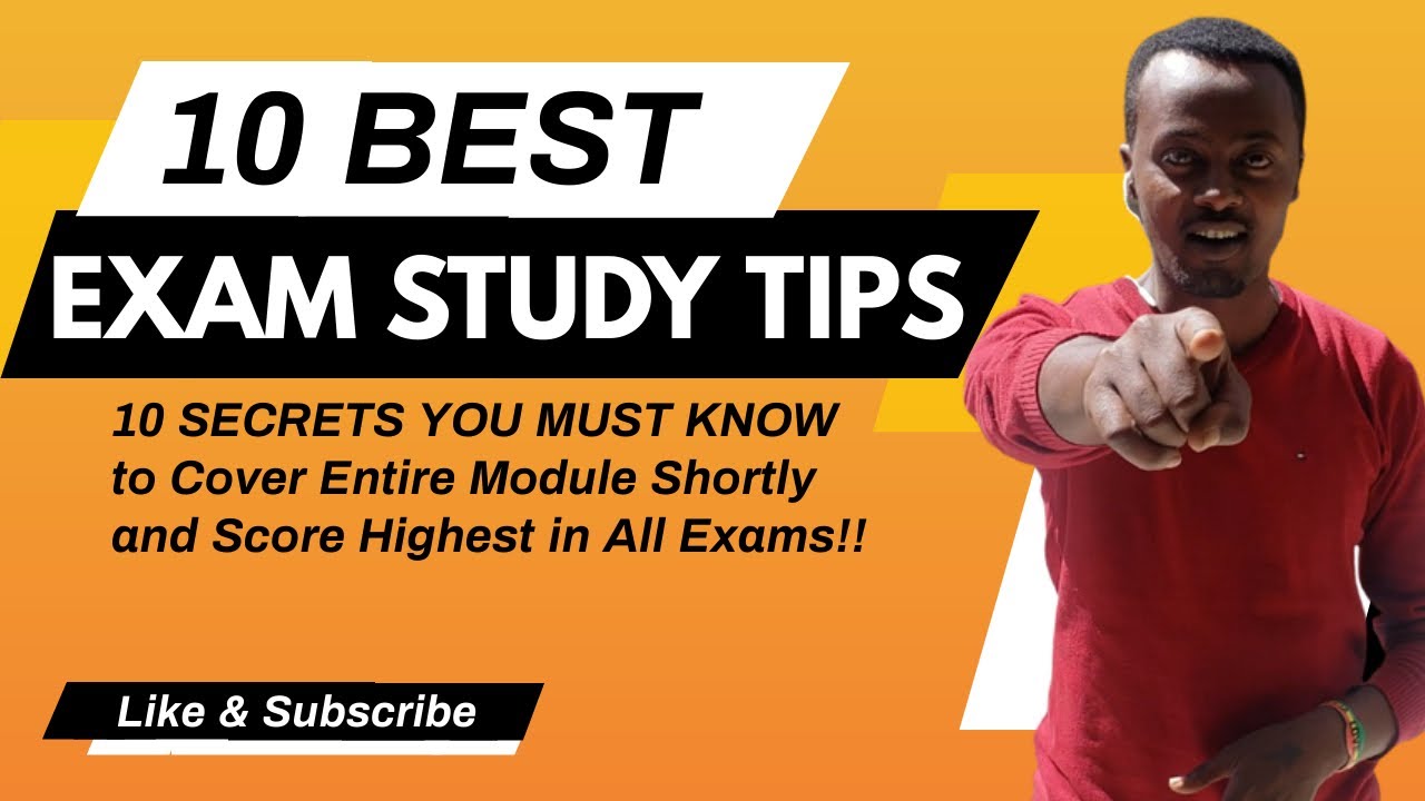 10 STUDY TIPS AND TRICKS FOR EXAM PREPARATION | Best Exam Study ...