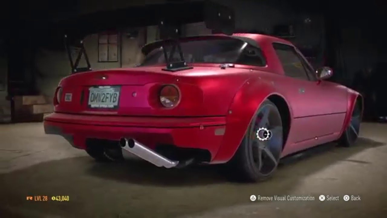 Need For Speed [PS4] Stance, Drift, Widebody - Mazda Mx-5 Miata Build ...
