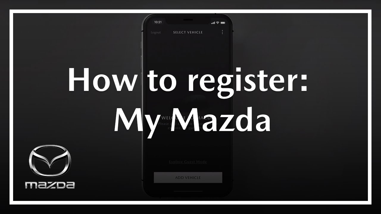 MyMazda | How to register - YouTube