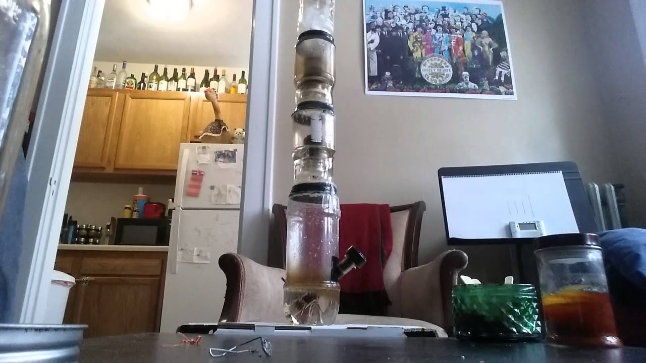 Homemade Bong - Double Dome Perc with Ice Catcher - YouTube