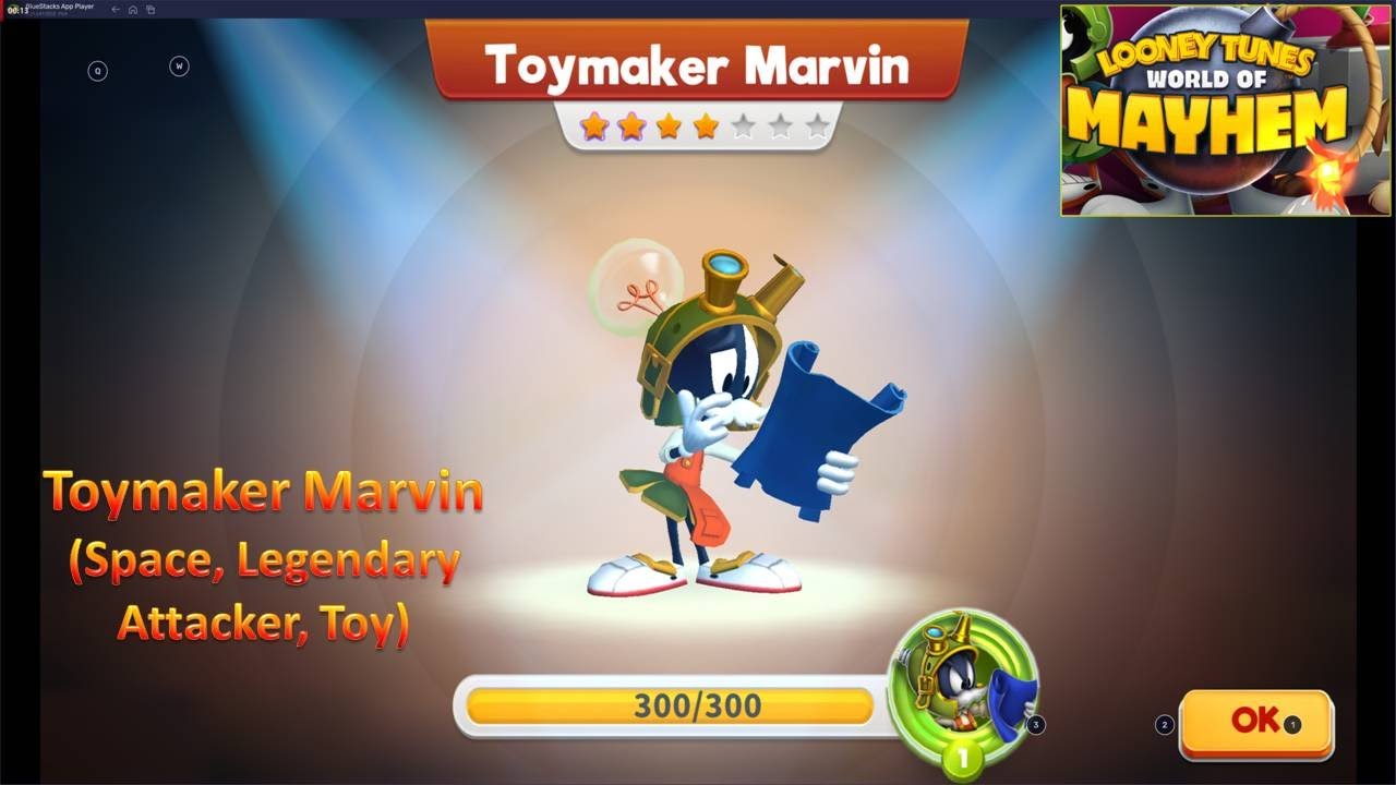 Looney Tunes World of Mayhem - Unlock Toymaker Marvin (Legendary ...