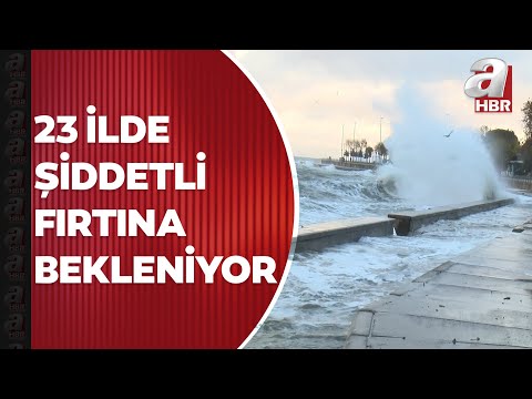 İstanbul Valiliği uyardı! Sağanak ve fırtına için saat verildi | A Haber