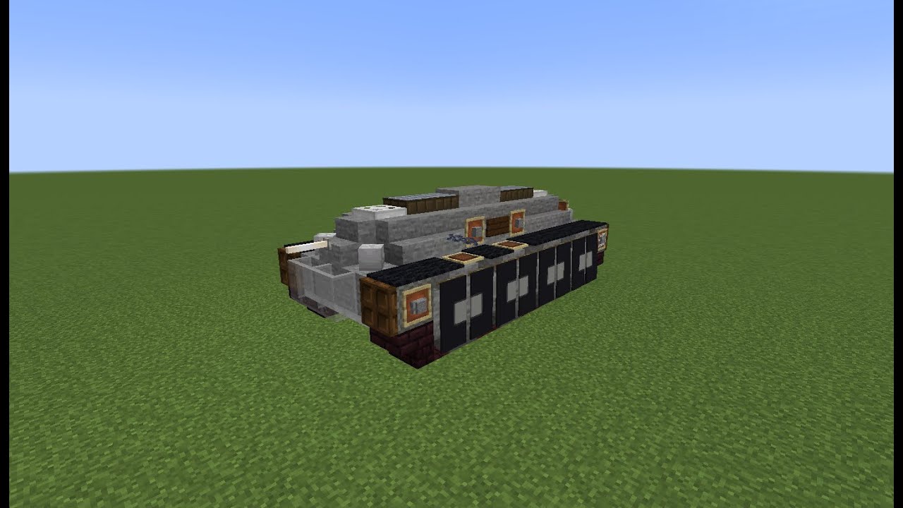 Benach M1935 Proyecto de tanque español (Tutorial de minecraft) - YouTube