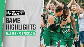 Zalgiris - FC Barcelona | Game Highlights | 2022.10.20 by @BC Zalgiris ...