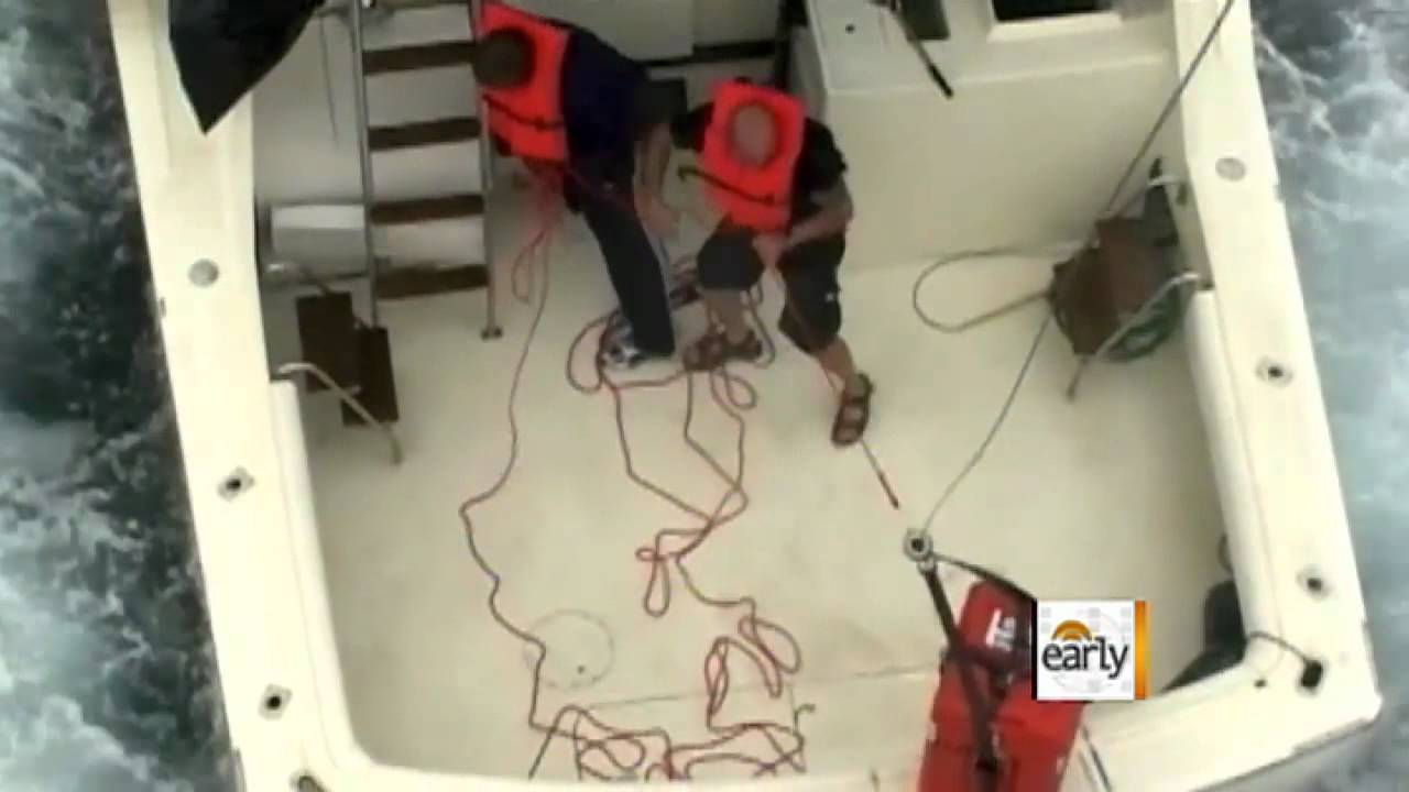 Dramatic Coast Guard rescue caught on tape - YouTube