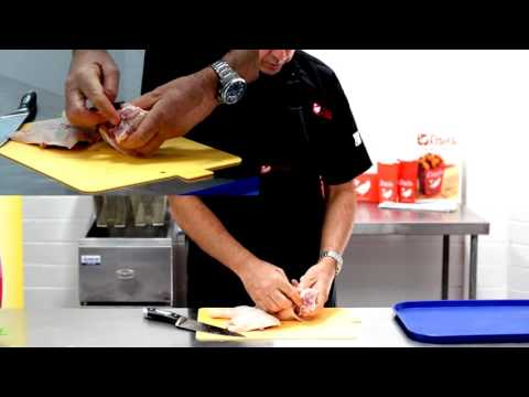 Cutting a Chicken into 9 Pieces - Rosie's Chicken - YouTube