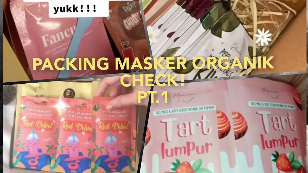 Packing Masker Organik Check! |PT.1 |Tik Tok Compilation - YouTube