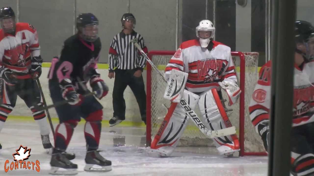 Tisdale Trojans @ Saskatoon Contacts Oct.10, 2013 - YouTube