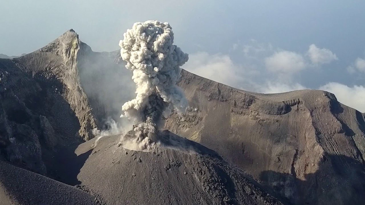 Sangeang Api Volcano by Drone - YouTube