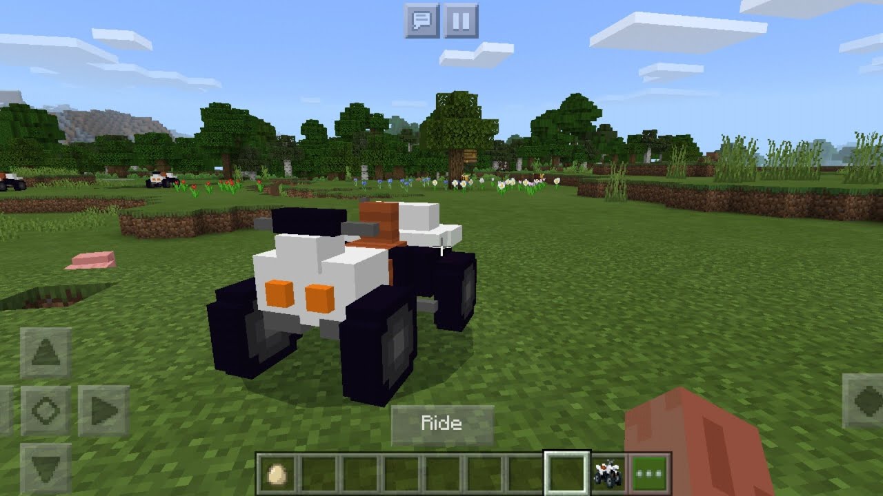 MİNECRAFT MOTOR(atv) MODU ÇOK KOLAY! - 1.8+ - YouTube