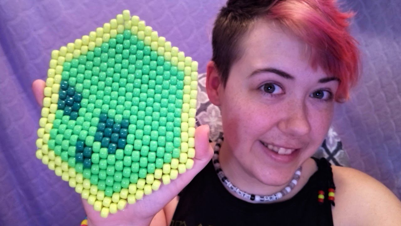 Kandi Minecraft Slime Tutorial - YouTube