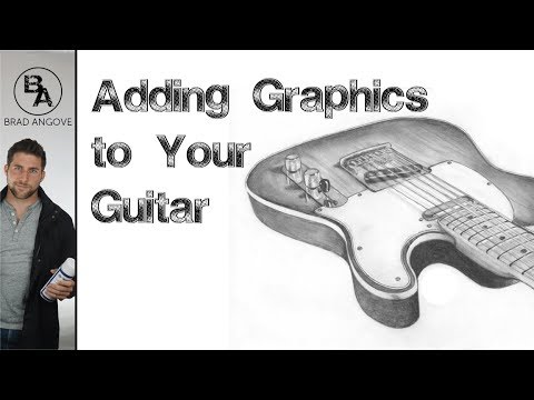 How to add graphics to your guitar part 1 - YouTube