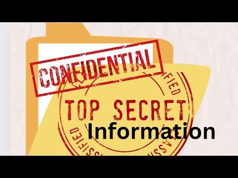 Top Secret Information! - YouTube