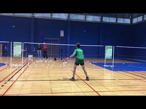 SIBOASI badminton shuttlecock shooting training machine video S4025 ...