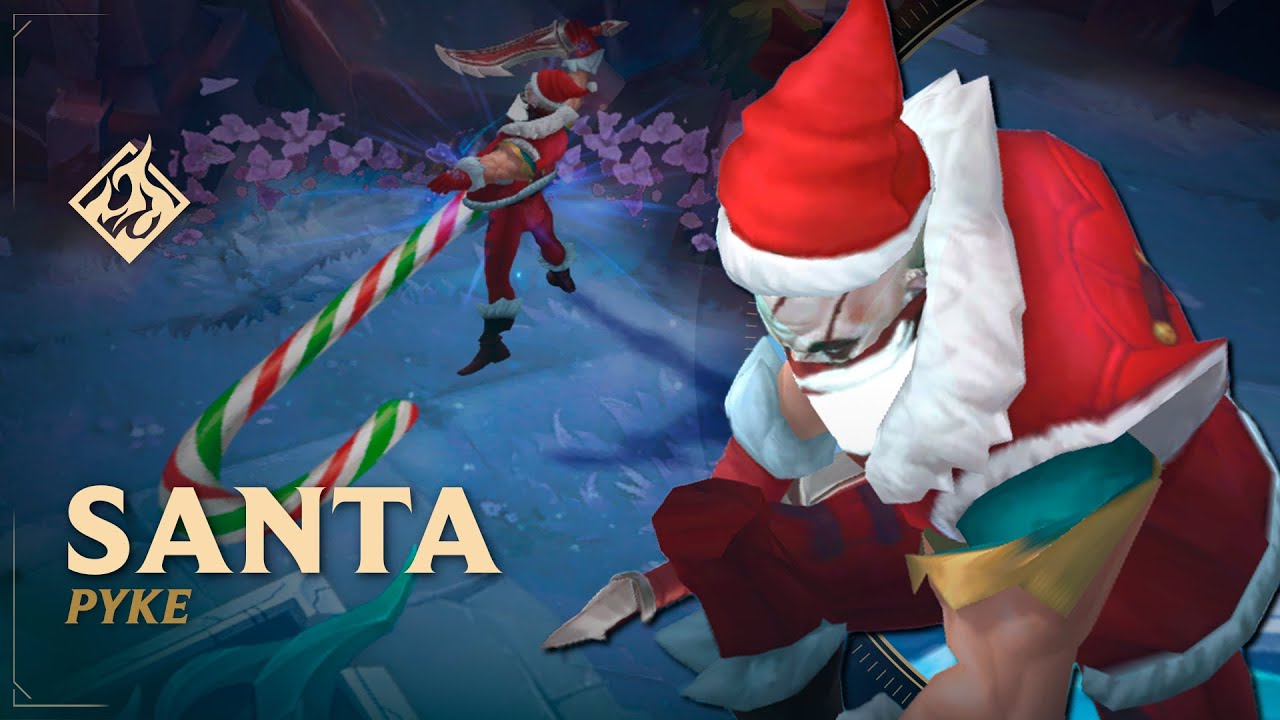 Santa Pyke ️Winter Edition ️ RuneForge—LoL Custom Skins - YouTube