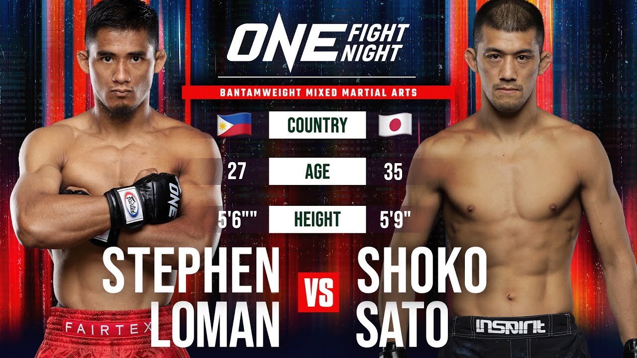 Stephen Loman vs. Shoko Sato | Full Fight Replay - YouTube
