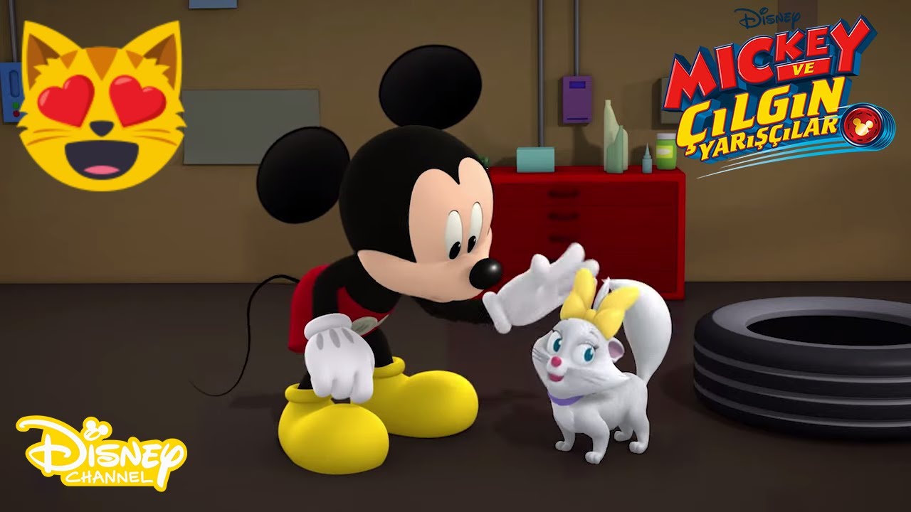 😹🤗EKİBİN YENİ ÜYESİ JINX😻 | Mickey ve Çılgın Yarışçılar | @DisneyPlusTR ...